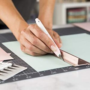 Cricut TrueControl Knife Kit - For Use As a Precision Knife, Craft knife, Carving Knife and Hobby Knife - For Art, Scrapbooking, Stencils, and DIY Projects - Comes With 5 Spare Blades - [Rose]