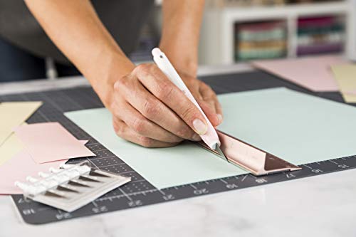 Cricut TrueControl Knife Kit - For Use As a Precision Knife, Craft knife, Carving Knife and Hobby Knife - For Art, Scrapbooking, Stencils, and DIY Projects - Comes With 5 Spare Blades - [Rose]