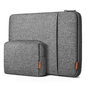 inateck 12.3-13 inch laptop case sleeve 360° protection compatible with 13 inch macbook air m2/m1 2018-2022 a2337/a2179, macbook pro m2/m1 2016-2022, surface pro 9/8/7/6/x/5/4/3 with accesory bag