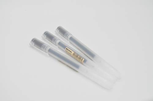 Muji Gel Ink Ball Point Pen, Black, 0.38mm, Pack of 3 (Japan Import)