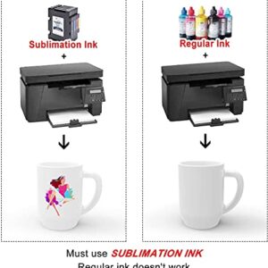 A-SUB Sublimation Paper 8.5x11 Inch 110 Sheets for Any Inkjet Printer which Match Sublimation Ink 125g