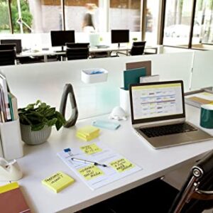 Post-it Notes 3x3 in, 12 Pads, America's 1 Favorite Sticky Notes, Canary Yellow, Clean Removal, Recyclable (654)