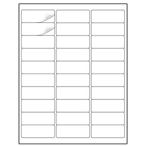 methdic address labels 1″ x 2-5/8″ 900 labels sticker paper for laser/ink jet printer mailing labels 8.5″×11″ white 30 per sheet