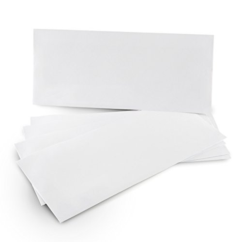 #10 Security Self-Seal Envelopes, Windowless Design, Premium Security Tint Pattern, Ultra Strong Quick-Seal Closure - EnveGuard - Size 4-1/8 x 9-1/2 Inches - White - 24 LB - 500 Count (34010)