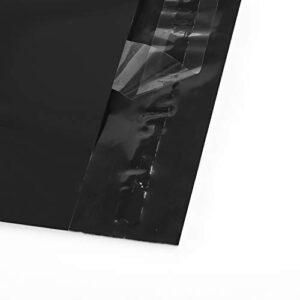 KKBESTPACK 100 Pcs 12x15.5 Poly Mailer Envelopes Shipping Bags Self Adhesive Waterproof Bags (Black), 12 x 15.5