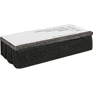 sparco spr1 chalkboard eraser, all-felt, dustless, black