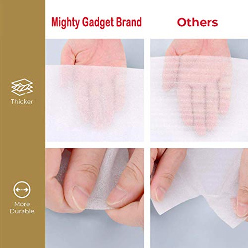 100 Pack Cushioning Foam Sheets Mighty Gadget (R) 12" X 12", 1/16" Thickness, Cushion Foam Wrap Sheets, Packaging Material, Moving Supplies for Packing Storage and Shipping