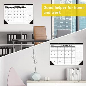 Desk Calendar 2023 - January 2023- June 2024,18-Month Large Desk/Wall Calendars,17''X 12'',Perfect for Planning and Organizing Your Home, School or Office.