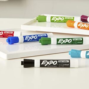 EXPO Low Odor Dry Erase Marker | Chisel Tip Markers | Whiteboard Markers, Assorted, 36 Count