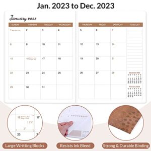 SKYDUE 2023 Monthly Planner, 11" x 8.5", 12 Months Calendar Planner from Jan. 2023 to Dec. 2023. Easily Organizes Your Tasks, Manage Your Agenda Effectively