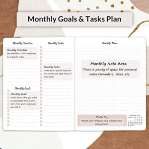 SKYDUE 2023 Monthly Planner, 11" x 8.5", 12 Months Calendar Planner from Jan. 2023 to Dec. 2023. Easily Organizes Your Tasks, Manage Your Agenda Effectively