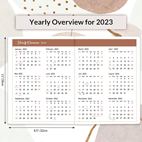 SKYDUE 2023 Monthly Planner, 11" x 8.5", 12 Months Calendar Planner from Jan. 2023 to Dec. 2023. Easily Organizes Your Tasks, Manage Your Agenda Effectively