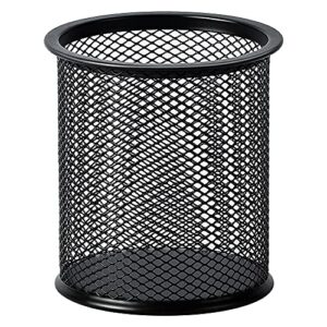 amazon basics wire mesh pen cup, black