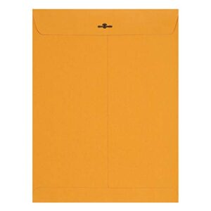 Amazon Basics 9 x 12-Inch Clasp Kraft Envelopes, Gummed, 100-Pack