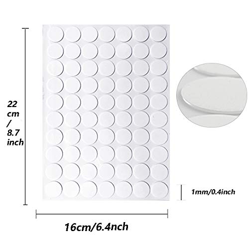 Clear Sticky Tack Adhesive Poster Tacky Putty Removable Round Putty Double-Sided Round No Traces Adhesive Sticke for Festival Decoration（350）