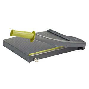 swingline paper cutter, guillotine trimmer, 12″ cut length, 10 sheet capacity, classiccut lite (9312)