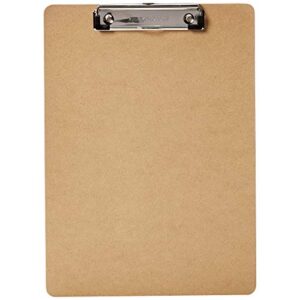 amazon basics hardboard office clipboard – 6-pack