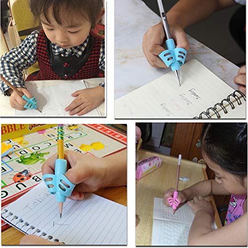 Pencil Grips - JuneLsy Pencil Grips for Kids Handwriting Posture Correction Training Writing AIDS for Kids Toddler Children Special Needs (3 PCS)