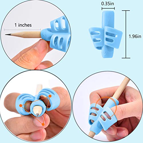 Pencil Grips - JuneLsy Pencil Grips for Kids Handwriting Posture Correction Training Writing AIDS for Kids Toddler Children Special Needs (3 PCS)