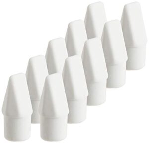 pentel arts hi-polymer white cap erasers (zeh02pabp10)