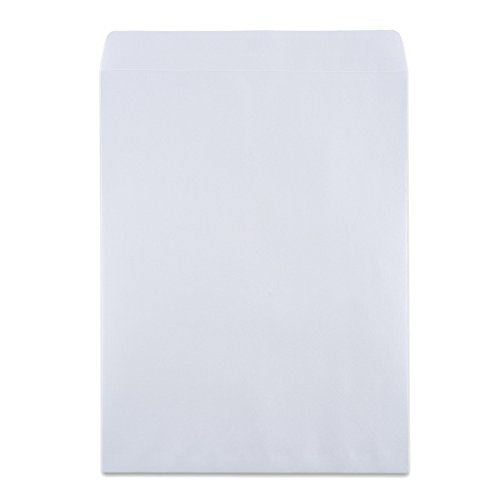 100 9 x 12 SELF Seal Security White Catalog Envelopes - 28lb - Security Tinted, Ultra Strong Quick-Seal, 9x12 inch (38100)