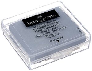 faber-castell kneaded eraser with case, grey