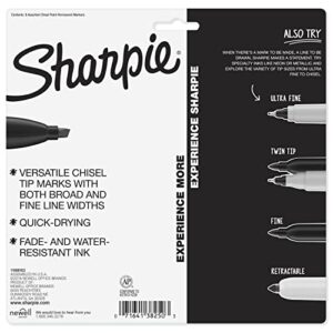 SHARPIE Permanent Markers, Chisel Tip, Classic Colors, 8 Count