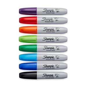 SHARPIE Permanent Markers, Chisel Tip, Classic Colors, 8 Count