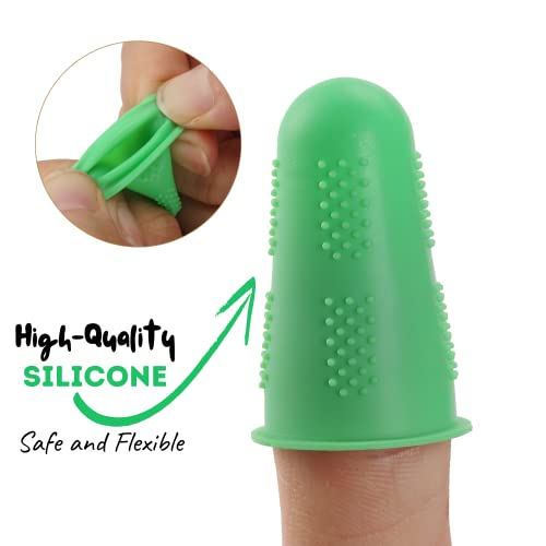 Mr. Pen- Hot Glue Gun Finger Protectors, 24 pcs, Silicone Finger Protectors, Finger Protectors, Finger Protectors for Hot Glue, Silicone Thimble, Hot Glue Finger Protectors, Finger Guard