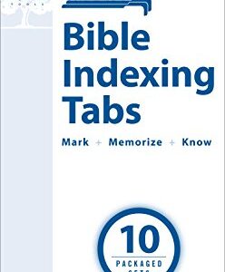 Tabbies Mini Gold-Edged Bible Indexing Tabs, Old & New Testament, 80 Tabs Including 64 Books & 16 Re