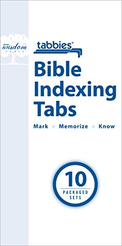 Tabbies Mini Gold-Edged Bible Indexing Tabs, Old & New Testament, 80 Tabs Including 64 Books & 16 Re