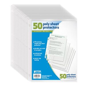 better office sheet protectors, 50 pack