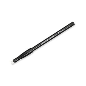 Paper Mate EraserMate Erasable Pen, Medium Point, Black, Box of 12