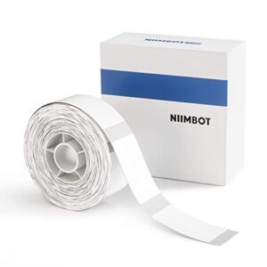 NIIMBOT Label Maker Tape (0.55" x 1.18") Printer Sticker Paper with Self-Adhesive for D11/D110/D101 Label Maker,1 Roll of 210 (Clear)