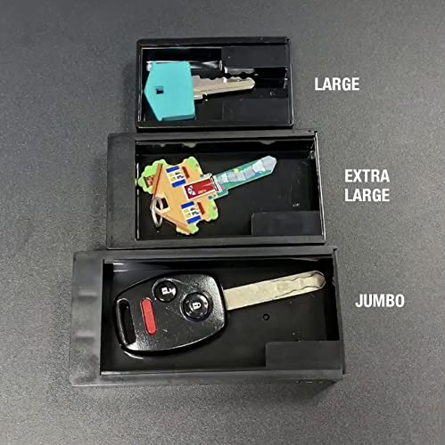 Lucky Line Jumbo Magnetic Key Hider, Case Holder for Larger Keys and Transponders (91501)