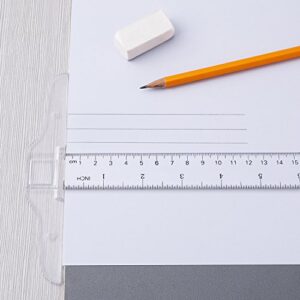 Pangda 12 Inch/ 30 cm Junior T-Square Plastic Transparent T-Ruler for Drafting and General Layout Work (1)