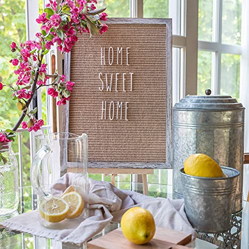 Skinny Letterboard Letters Only Set NO BOARD INCLUDED, Rae Dunn Inspired Font Perfect Farmhouse Decor Accessories, Changeable Felt Letter Boards Message, 2 Inch White Plastic Letters Numbers Symbols