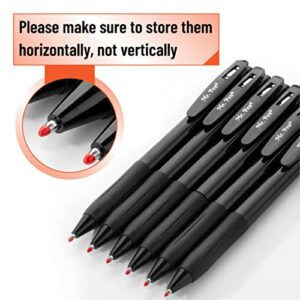 Mr. Pen- Pens, Black Gel Pens, 6 Pack, 0.7mm Fine Point, No Smear, Fast Dry, Gel Ink Pens, Black Ink Pen, Pens Bulk, Gel pen, Black Pens, Pens for Journaling, Retractable Pens, Premium Ink Pen