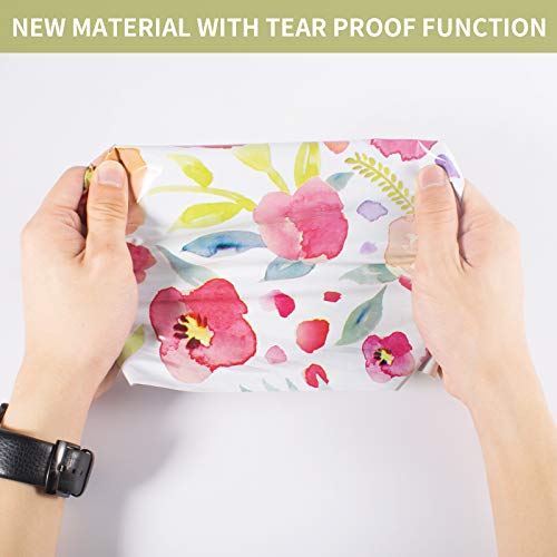 100PCS Large Poly Mailers, 10X13 Inch Shipping Bags, Fashion Shipping Envelopes, Plastic Packaging Bags, Self-Seal Polymailers, Mailers Poly Bags, Mailing Bags for Small Business, Clothing - Floral