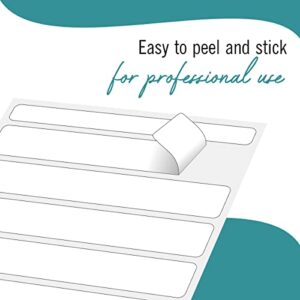 File Folder Labels 32 Sheets File Labels White Stickers a Total of 256 File Labels for File Folders