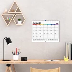 Dunwell 12x15 Wall Calendar 2023 2024 - (Colorful) Use to June 2024, Large 2023-24 Wall Calendar, Lined Monthly Calendar, 12 x 15 Hanging Calendar for Home or Office