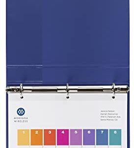 Avery 8-Tab Dividers for 3 Ring Binders, Customizable Table of Contents, Multicolor Tabs, 6 Sets (11186)