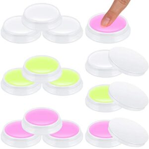 12 pieces 10 g fingertip moistener finger moisturizer non-slip fingertips tool for grip paper bills document counting collating sorting task, long lasting, assorted colors