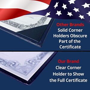 US Citizenship Certificate Holder | US Citizenship Gifts | 2023 Naturalization Certificate Padded Holder with Cover. Golden Great Seal of The United States.