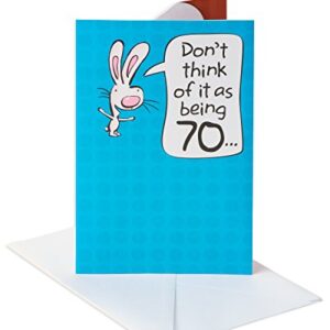 American Greetings Funny 70th Birthday Cards (Pop Up Cartoon Bunny)