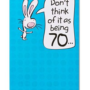 American Greetings Funny 70th Birthday Cards (Pop Up Cartoon Bunny)