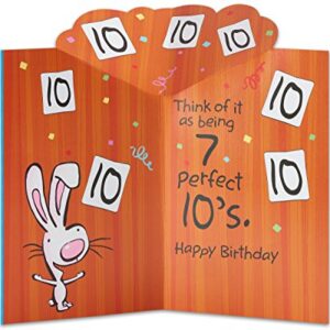 American Greetings Funny 70th Birthday Cards (Pop Up Cartoon Bunny)