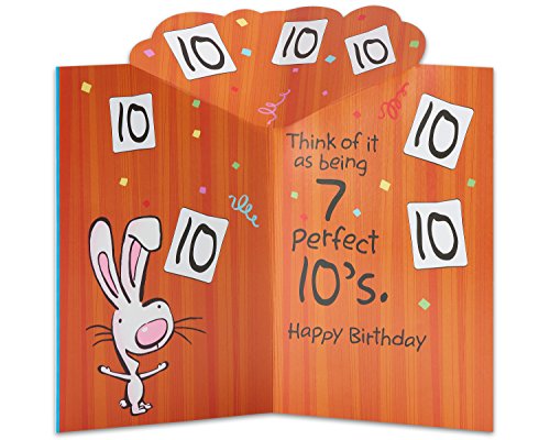 American Greetings Funny 70th Birthday Cards (Pop Up Cartoon Bunny)