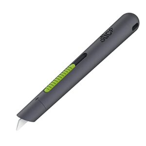 slice 10512 pen cutter, auto-retractable ceramic blade, safety knife, stays sharp up to 11x longer than steel blades