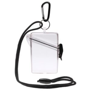 Witz 00411-Clear See it Safe Waterproof ID/Badge Holder Case, Clear